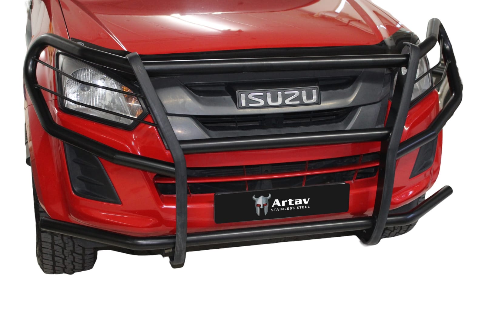 Artav Isuzu Headlight Wrap Around Bush Bar - Gen 6 - Auto Tech Systems