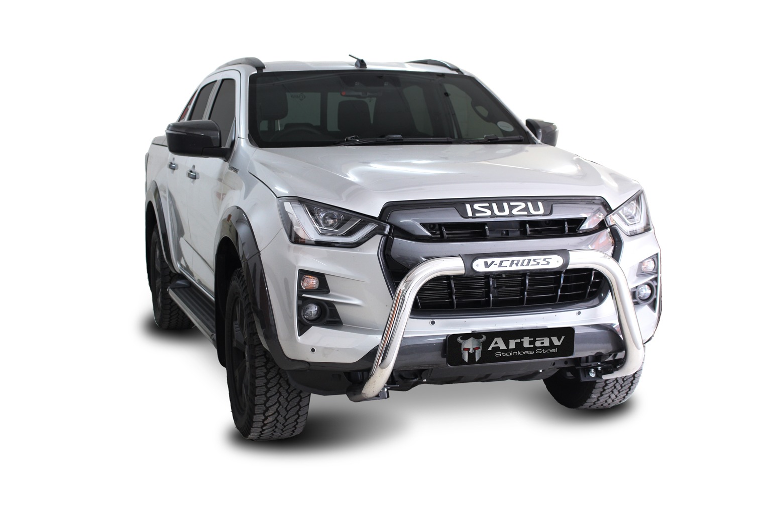 Artav Isuzu Gen 7 VCROSS Branded PDC Nudge Bar - Auto Tech Systems