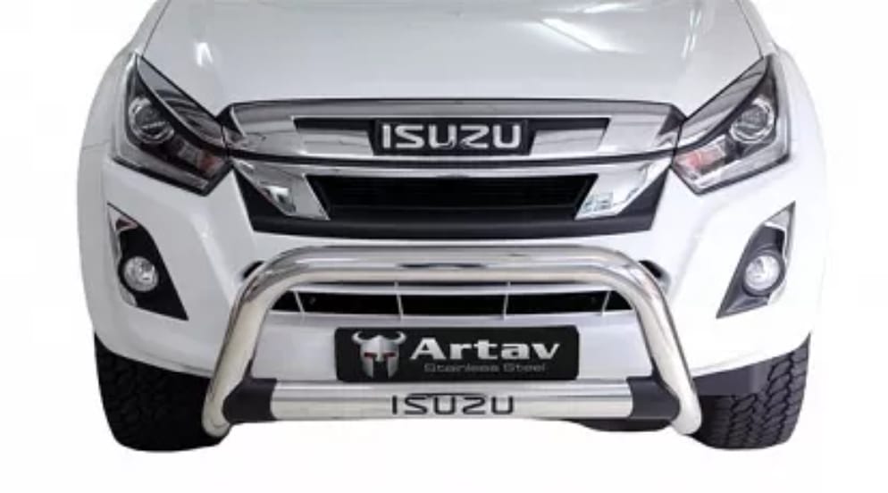 Artav Isuzu RT50 & RT85 Nudge Bar Stainless - Auto Tech Systems