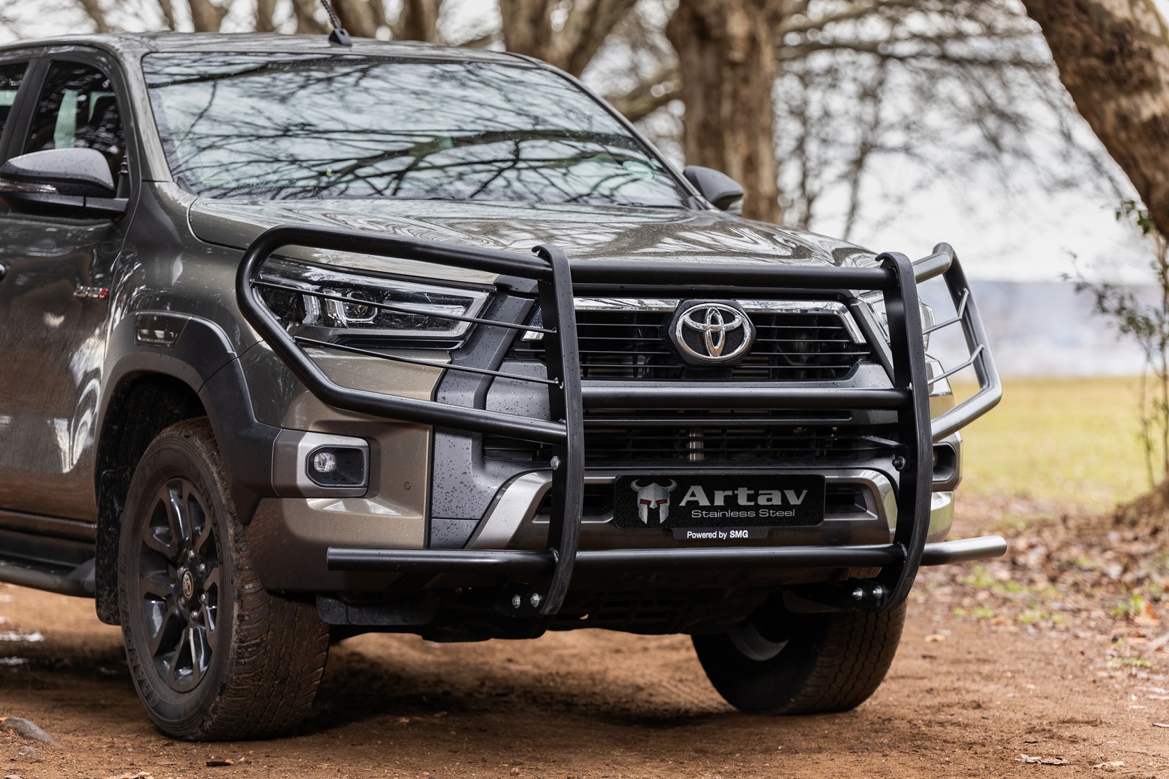 Artav Toyota Hilux GD6 Facelift Headlight Wrap Around Bush Bar - Auto ...