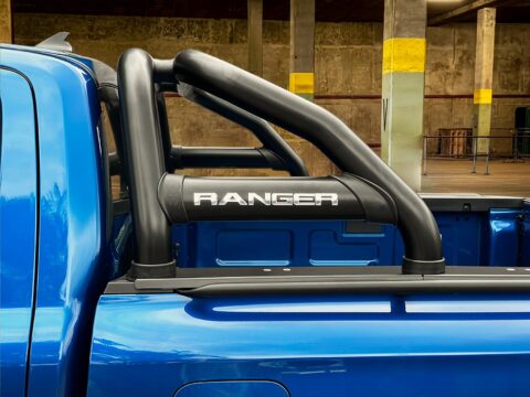 Artav Next Gen Ford Ranger Sports Bar with Oval Side Tubes - Single Cab ...