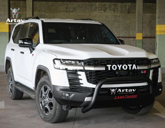 Artav Toyota Landcruiser 300 Nudge Bar Black - Fits GR Sport Model ...