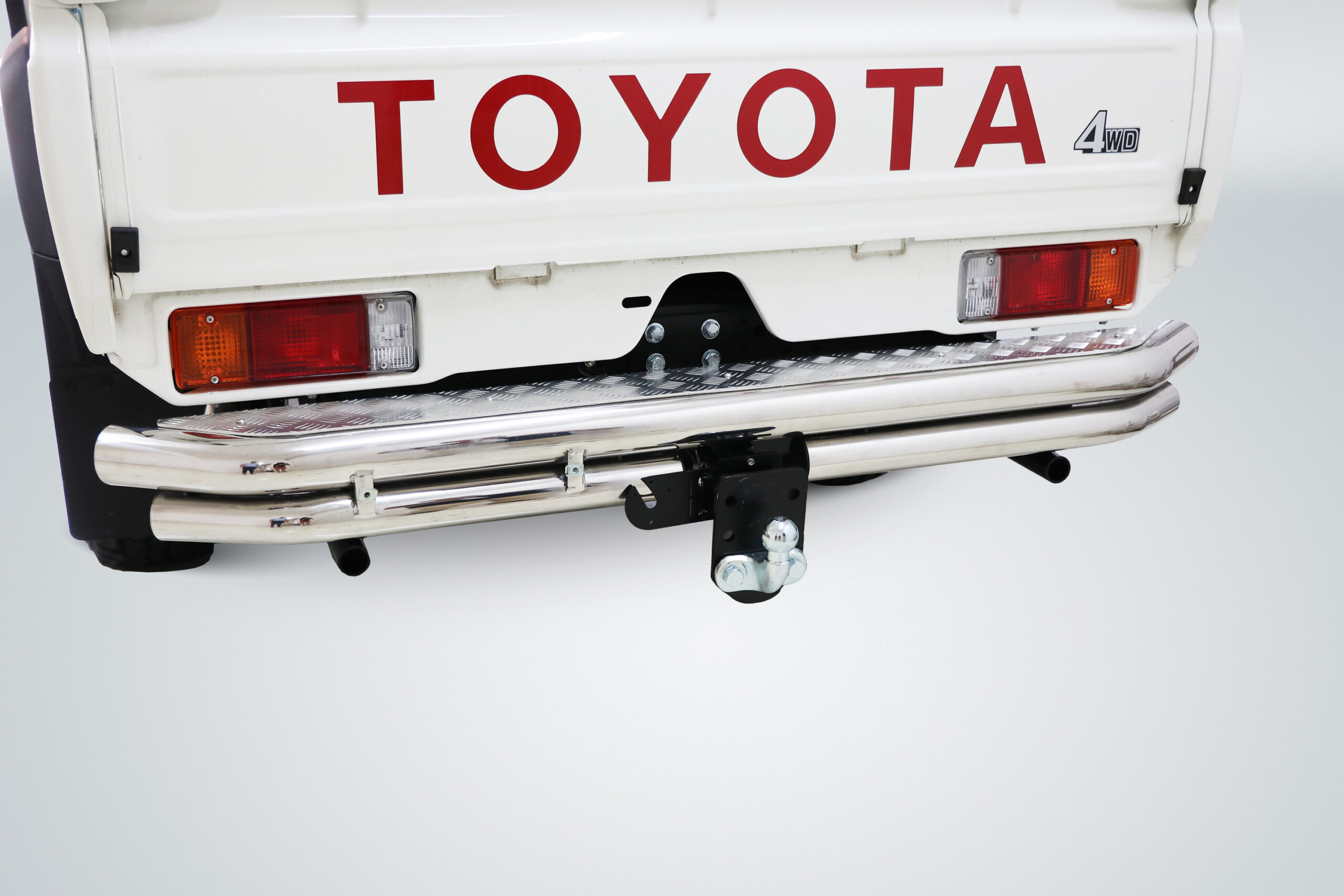 Artav Toyota Landcruiser Rear Step - Stainless Steel - Auto Tech Systems