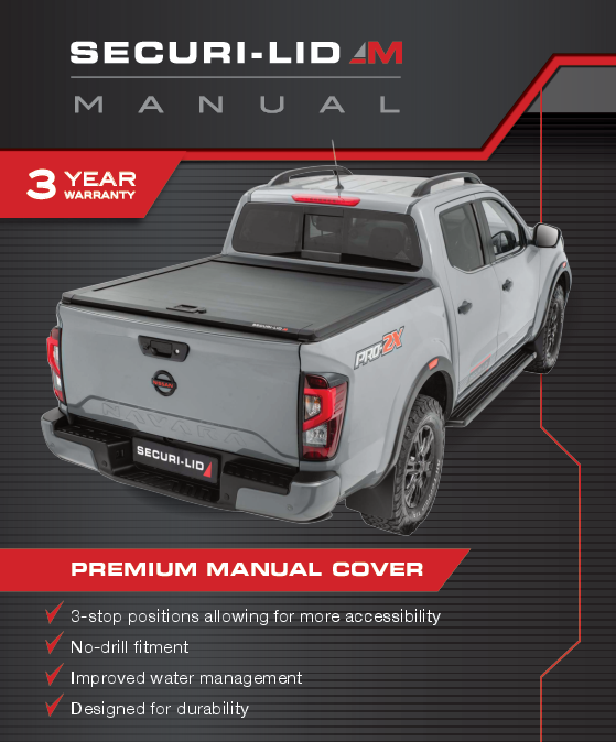Securi-Lid M - Nissan Navara 2021+ Double Cab - Auto Tech Systems